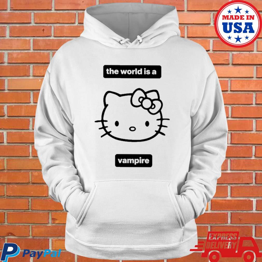 Official Hello kitty the world is a vampire T-shirt, hoodie, tank top ...