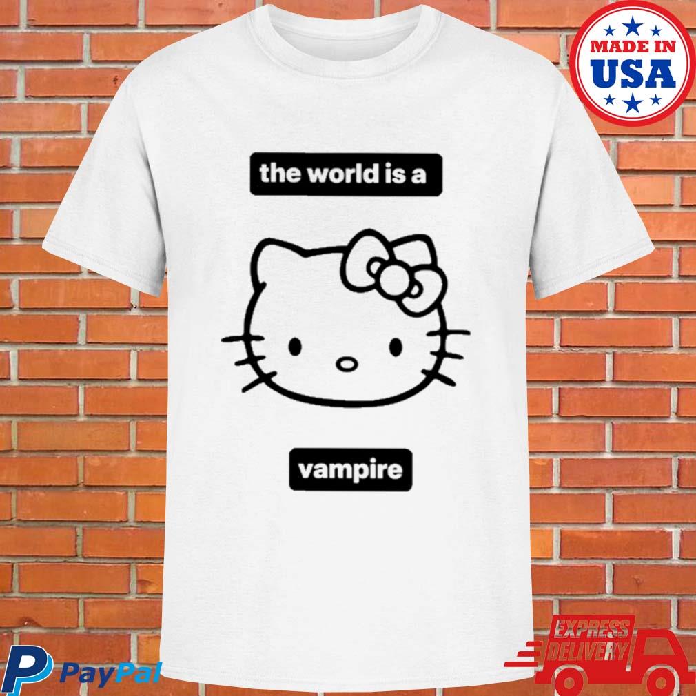 Official Hello kitty the world is a vampire T-shirt, hoodie, tank top ...