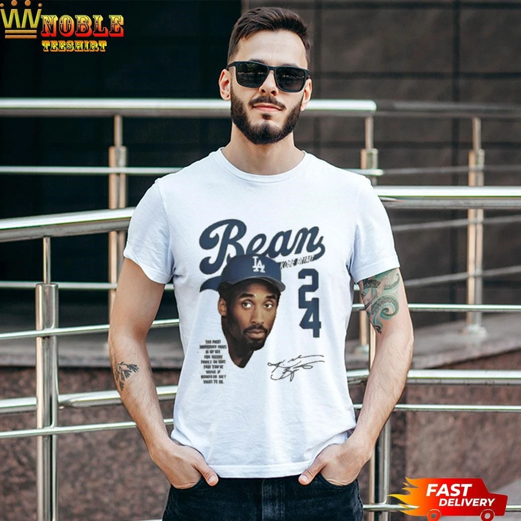 Official Puka nacua bean Kobe Bryant Dodgers 24 black mamba T-shirt, hoodie, tank top, sweater ...