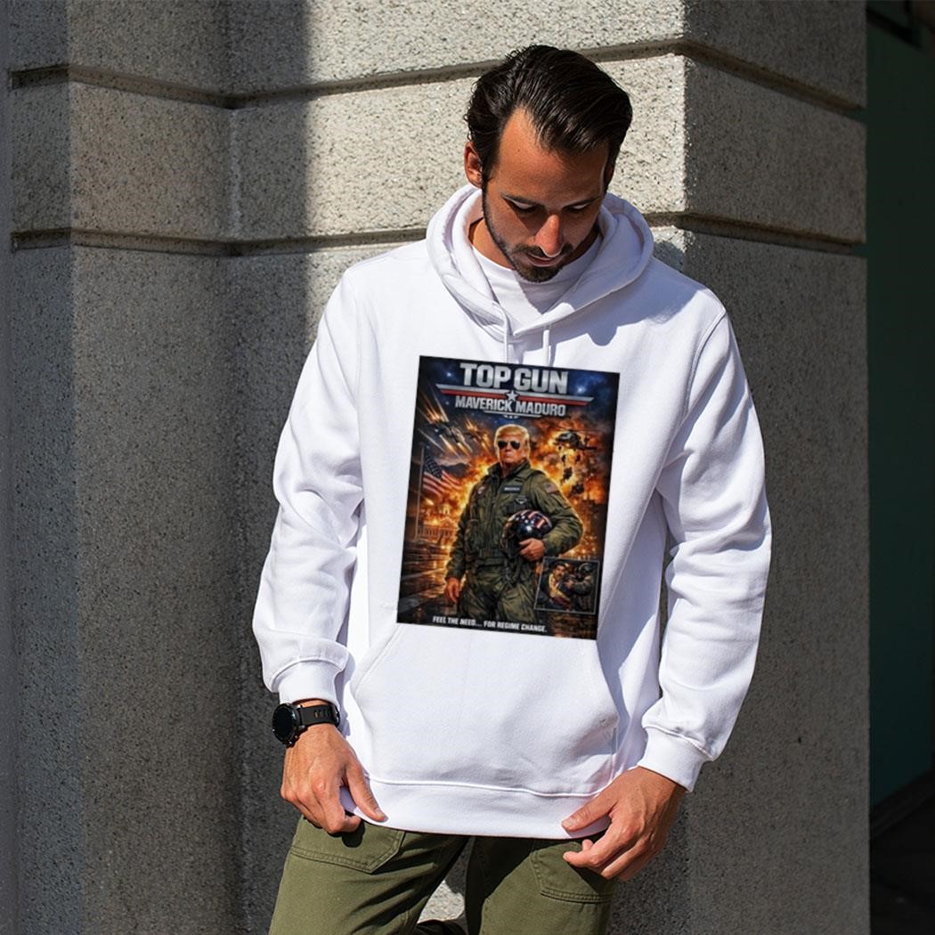 Official Top gun maverick maduro Donald Trump fighter jet T-shirt ...